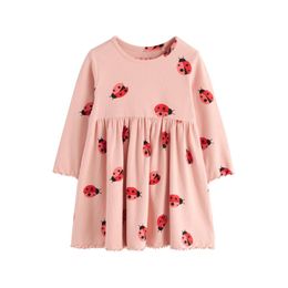next Kleid Mädchen Größe 68 altrosa / rot / schwarz