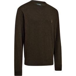 Deerhunter Pullover Harrington Brown Melange (Größe: 3XL)