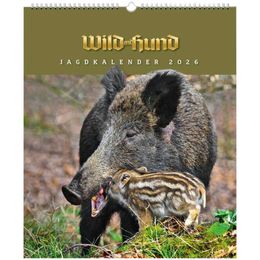 PAUL PAREY Wandkalender Wild und Hund 2026