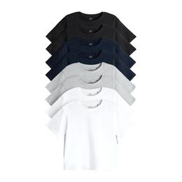 The Set T-Shirt Jungen Gr&ouml;&szlig;e 158 navy / graumeliert / schwarz / wei&szlig;