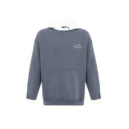 VAMOS CLO Sweatshirt Herren Gr&ouml;&szlig;e M basaltgrau / wei&szlig;