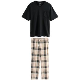 next Long Pajamas male Beige, Black size S