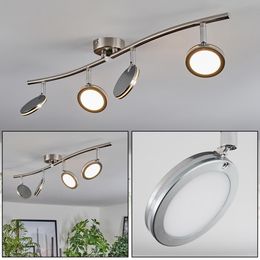 hofstein Sarnadinha Deckenleuchte LED Nickel-Matt, 4-flammig