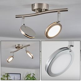 hofstein Sarnadinha Deckenleuchte LED Nickel-Matt, 2-flammig