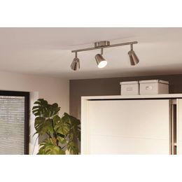 Eglo Leuchten TRAVALE Deckenleuchte LED Nickel-Matt, 3-flammig