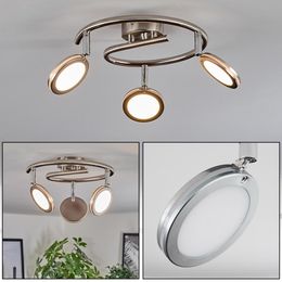 hofstein Sarnadinha Deckenleuchte LED Nickel-Matt, 3-flammig