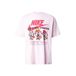 Nike Sportswear T-Shirt 'M90 SOLE FOOD' Herren Größe L blau / gelb / rosa / rot