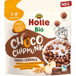 Kindermüsli Knusper Choco Chipmunk mit Hafer, Mais, Kakao & Apfel ab 1 Jahr Holle