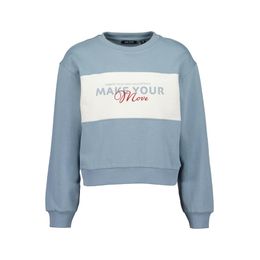 Blue Seven Sweatshirt M&auml;dchen Gr&ouml;&szlig;e 176 opal / rot / wei&szlig;