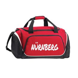 multifanshop Sporttasche - N&uuml;rnberg - Textmarker - Druck wei&szlig; - Tasche
