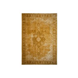 Vielseitiger Vintage Teppich "Coquet Tara". Farbe: Senfgelb, 155x230 cm KADIMA DESIGN