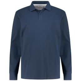 Große Größen s.Oliver Basic-Poloshirt Farbe blau Größe: 6XL