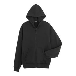 Nowear Sweatjacke Herren Gr&ouml;&szlig;e S dunkelgrau / schwarz