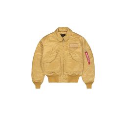 Alpha Industries Jacke 'CWU-45 Heritage' Herren Gr&ouml;&szlig;e L gold / rot