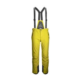 Skihose Killtec "Larok", Herren, Gr. M, Normalgrößen, limette, Oberstoff: 100% Polyester, Futter: 100% Polyester, Füllung: 100% Polyester, Hosen, Wasser- und winddicht, atmungsaktiv, abnehmbare Träger, Kantenschutz