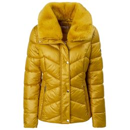 Influencer Jacke Damen Gr&ouml;&szlig;e L curry Winterjacke