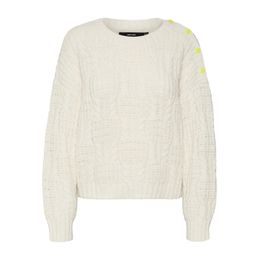 V&eacute;ro Moda Vero Moda Pullover 'NOAH' Damen Gr&ouml;&szlig;e L beige / gelb