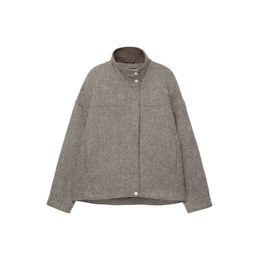 Pull&Bear Pull&bear Jacke Damen Gr&ouml;&szlig;e XL dunkelgrau / wei&szlig;