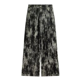 Bershka Hose Damen Gr&ouml;&szlig;e 42 dunkelgr&uuml;n / schwarz
