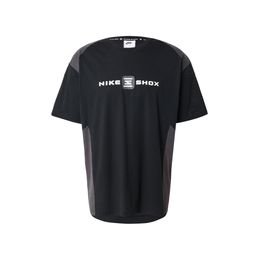 Nike Sportswear T-Shirt 'SHOX' Herren Gr&ouml;&szlig;e S dunkelgrau / schwarz / wei&szlig;