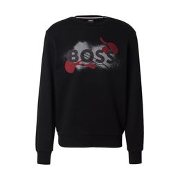 BOSS Sweatshirt 'C-Soleri 215' Herren Gr&ouml;&szlig;e M grau / anthrazit / bordeaux / schwarz