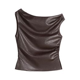 Bershka Top Damen Gr&ouml;&szlig;e M braun