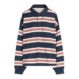 Bershka Shirt male size XS Dark blue / Red / Off white