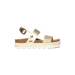 BAYTON Keilsandaletten "Gaceo" in Gold - 67% | Gr&ouml;&szlig;e 38 | Damen-sandalen