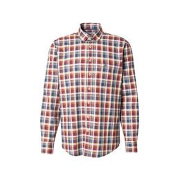 Fynch-Hatton Hemd Herren Gr&ouml;&szlig;e XL blau / weinrot / merlot / offwhite