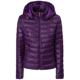 Influencer Jacke Damen Gr&ouml;&szlig;e M dunkellila Winterjacke