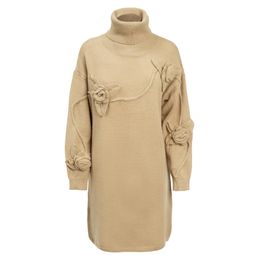 Influencer Strickkleid Damen Gr&ouml;&szlig;e S camel