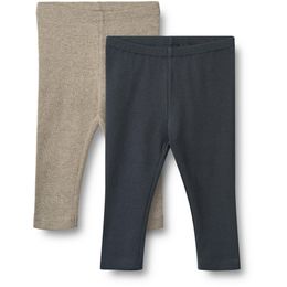 Wheat Leggings 'Jules' M&auml;dchen Gr&ouml;&szlig;e 56 navy / graumeliert