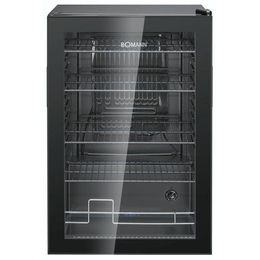 Bomann KSG 7290 schwarz Glast&uuml;rk&uuml;hlschrank 84,5cm