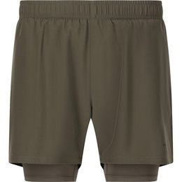 Endurance Kros 2-in-1 Shorts Bekleidung Herren grün