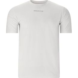 Endurance Loker S/S Tee Bekleidung Herren weiß