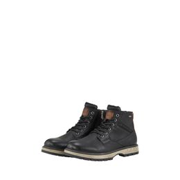 Tom Tailor Herren Wasserdichte Schnürstiefeletten, schwarz, Uni, Gr. 41
