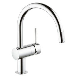 Grohe Minta Küchenarmatur, Niederdruck, ausziehbar, schwenkbar, 32511000,