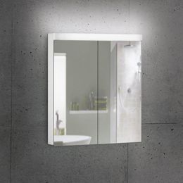 Schneider LOW basic Spiegelschrank, 2 T&uuml;ren, 171.261.01.02, LOB 60/2/LED