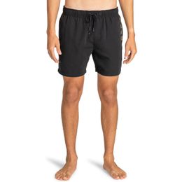 Boardshorts Billabong "All Day Heritage Layback 16"", Herren, Gr. M, schwarz, 100% Polyester, Hosen