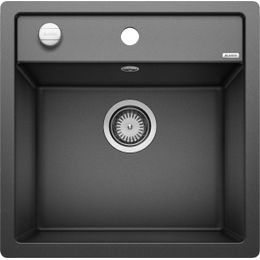 Granitspüle Blanco "DALAGO 5-F", grau (anthrazit), B:50cm H:19cm T:51cm, Verbundwerkstoff, Küchenspülen, erhältlich in mehreren Farben