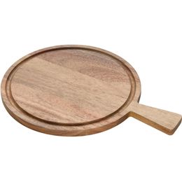 Schneidebrett Leonardo "MATERA", braun, B:36cm H:2cm L:27cm &Oslash;:27cm, Massivholz, Schneidebretter, &Oslash; 27 cm