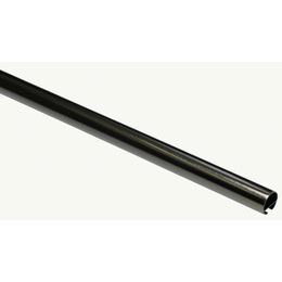 Gardinenstange Gardinia "Innenlauf I", grau (titanfarben), L:200cm &Oslash;:20mm, Metall, Gardinenstangen, Serie Einzelprogramm Chicago &Oslash; 20 mm, ohne Zubeh&ouml;r