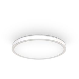 B.K.LICHT Panel, weiß, 1, Ø 29,3cm H: 2,8cm, 1 Stk., Leuchten, Deckenleuchte, dimmbar, ultra-flach, indirektes Licht, neutralweiß, LED Panels