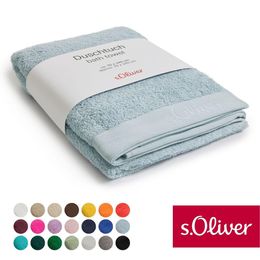 Duschtuch s.Oliver "s.Oliver, Premium Qualität, 600 gr/m², auch als Sets erhältlich", blau (hellblau), B:70cm L:140cm, Walkfrottier, Baumwolle, Handtücher, große Farbauswahl, auch als Handtuch, Waschhandschuh, Gästetuch