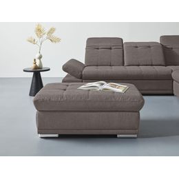 Hocker COTTA "Holiday", schwarz (charcoal), B:112cm H:46cm T:72cm, 100% Polyester, Hocker, Hocker