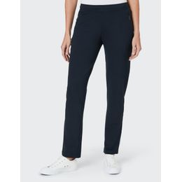 Sweathose Joy Sportswear "SWEATHOSE SHERYL", Damen, Gr. 38, N-Gr, blau (night), Stoff, Obermaterial: 96% Baumwolle, 4% Elasthan, unifarben, Hosen