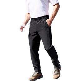 Herren Funktionshose mit Bindeband innen schwarz Größe 56
