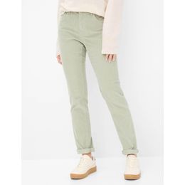 5-Pocket-Hose Brax "Style MARY", Damen, Gr. 42L84, Langgrößen, grün (hellgrün), Web, 98% Baumwolle, 2% Elasthan, Hosen