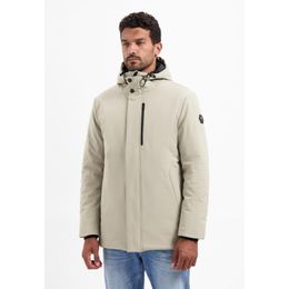 Softshellparka NO EXCESS "NO EXCESS Softshellparka Jacket Long Soft Shell", Herren, Gr. 3XL, beige (stone), 94% Polyester (Recycelt), 6% Elasthan, Jacken