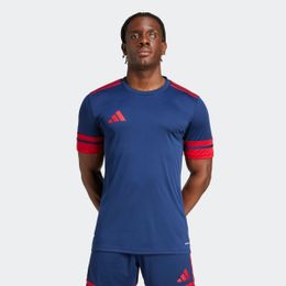 Fußballtrikot adidas Performance "SQUA25 JSY M", Herren, Gr. M, blau (team navy blau 2, team power rot 2), Obermaterial: 100% Polyester, Rundhals, Trikots